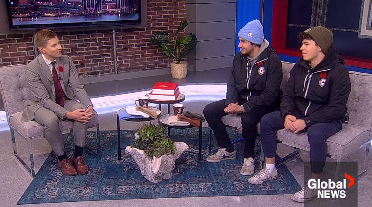 Stay Warm Together Tour: Global News Halifax – Toques From The Heart